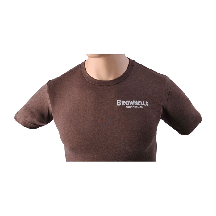 BROWNELLS HEX 6 T-shirt uomo color Espresso con logo esagonale XS ...